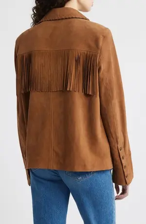Paige Maronti Fringed Suede Jacket