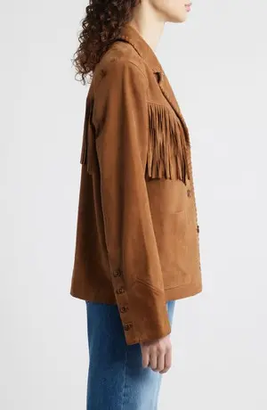 Paige Maronti Fringed Suede Jacket