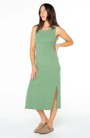 Roxy City Lights Tank Midi Dress - Loden Grn