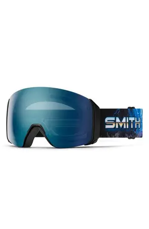SMITH 4d Mag™ Xl Low Bridge Fit Chromapop™ Snow Goggles - Open Road/chromapop Blue