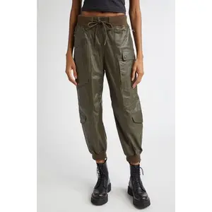 R13 Multipocket Leather Balloon Pants
