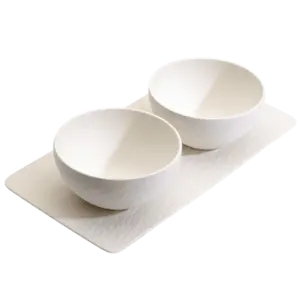 VILLEROY & BOCH Manufacture Rock Blanc 3 Piece Condiment Set - White
