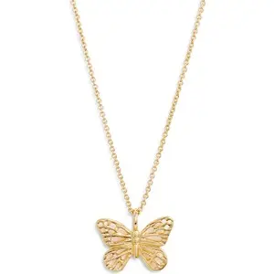 KIARA BY KI-ELE Taylor Butterfly Pendant Necklace - Gold