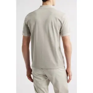 Theory Geometric Jacquard Polo Sand/walnut