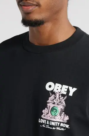 Obey Love & Unity Now Graphic T-shirt
