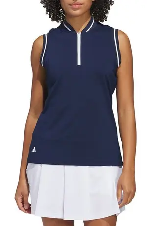 Adidas Half Zip Performance Tops For Women