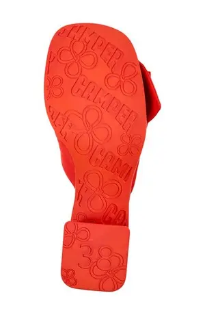 Camper Kora Bow Slide Sandal - Bright Red