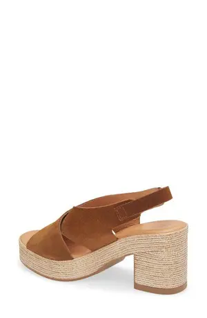 Cordani Marianne Platform Sandals - Roble Suede