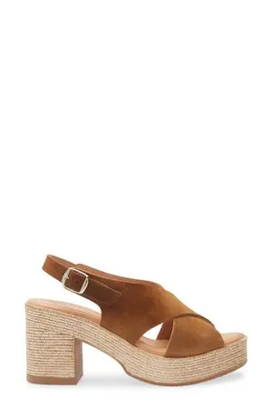 Cordani Marianne Platform Sandals - Roble Suede