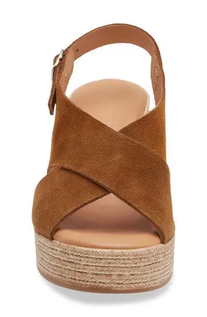 Cordani Marianne Platform Sandals - Roble Suede