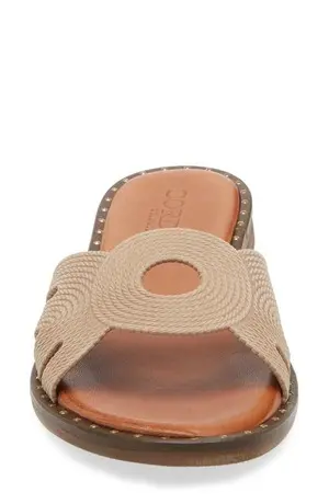 Cordani Fiorella Slide Sandal - Sand Suede Aren