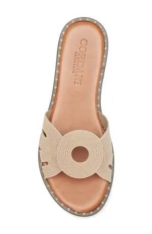 Cordani Fiorella Slide Sandal - Sand Suede Aren