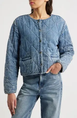 Rails Ency Quilted Denim Jacket