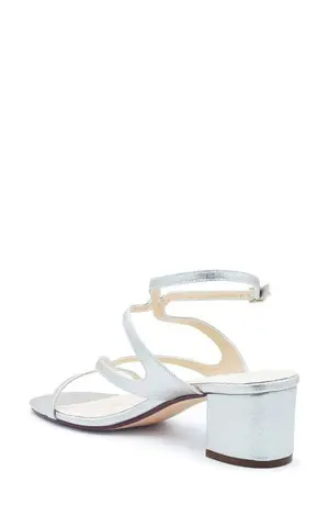 TOUCH UPS Cora Ankle Strap Sandal - Silver