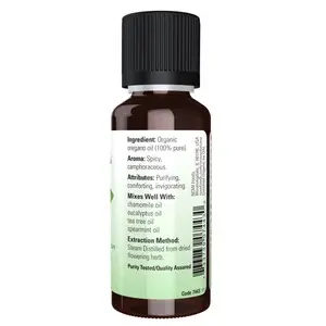 NOW FOODS Oregano Oil Organic 1 Ounce