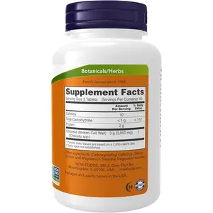 NOW FOODS Chlorella 1000mg Tablets 120 Tablets