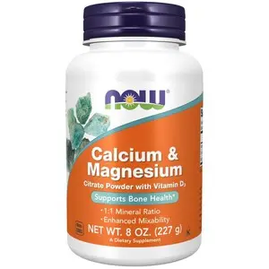 NOW FOODS Calcium And Magnesium Powder 227 Grams - One-color