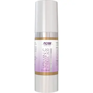 NOW FOODS Vitamin C + Ferulic Acid Serum 1 Ounce - One-color
