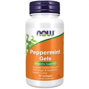 NOW FOODS Peppermint Gels 90 Softgels - One-color