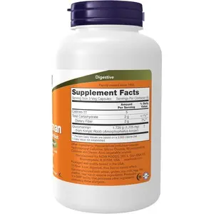 NOW FOODS Glucomannan 575mg Capsules 180 Capsules