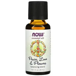 NOW FOODS Peace Love & Flowers Oil Blend 1 Ounce - One-color