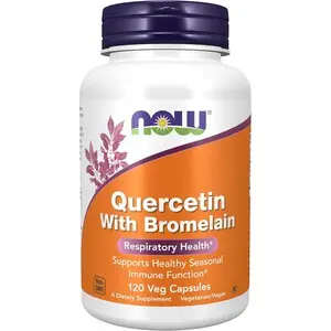 NOW FOODS Quercetin W/bromelain 120 Capsules - One-color