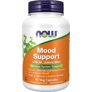 NOW FOODS Mood Support W/ St. John's Wort 90 Capsules - One-color