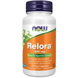 NOW FOODS Relora 300mg 60 Capsules - One-color