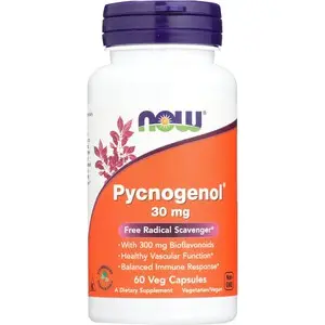 NOW FOODS Pycnogenol 30mg 60 Capsules - One-color