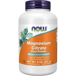 NOW FOODS Magnesium Citrate Pure Powder 227 Grams - One-color