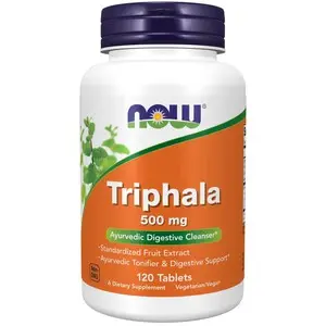 NOW FOODS Triphala 500mg 120 Tablets - One-color