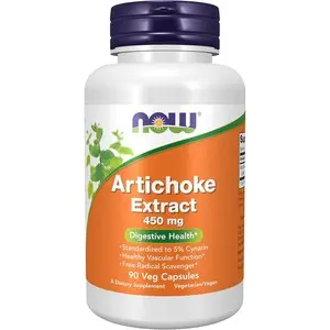 NOW FOODS Artichoke Extract 450mg 90 Capsules - One-color