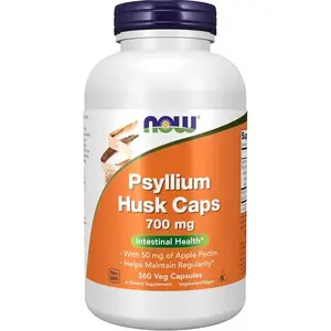 NOW FOODS Psyllium Husk 360 Capsules - One-color