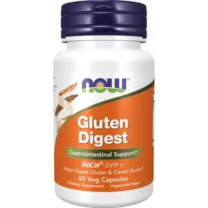 NOW FOODS Gluten Digest 60 Capsules - One-color