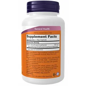 NOW FOODS Dmae 250mg 100 Capsules