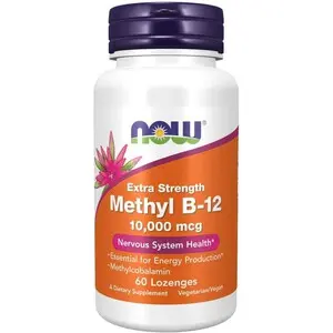 NOW FOODS Methyl B-12 10000mcg 60 Lozenges - One-color