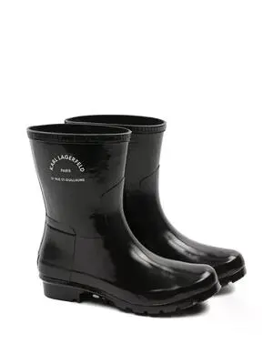Karl Lagerfeld Logo Rain Boots
