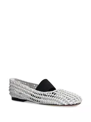 MSGM Woven Ballerina Flats