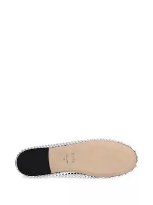 MSGM Woven Ballerina Flats