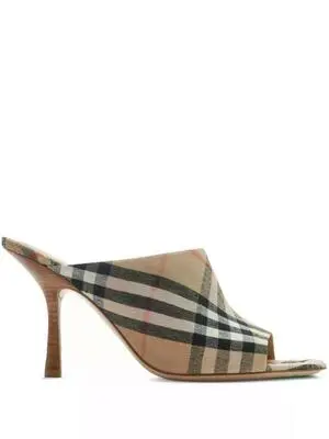 Burberry 90mm Check Mews Sandals