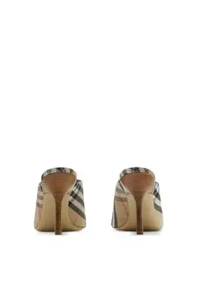 Burberry 90mm Check Mews Sandals