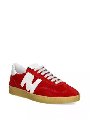 MSGM Panelled Low-top Sneakers - Red