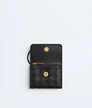 Bottega Veneta Andiamo Tri-fold Wallet - Black