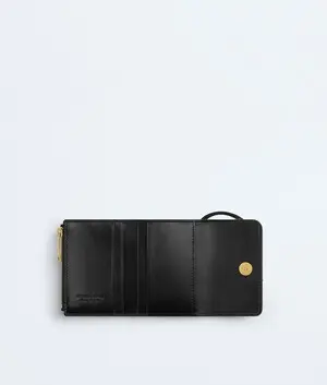 Bottega Veneta Andiamo Tri-fold Wallet - Black