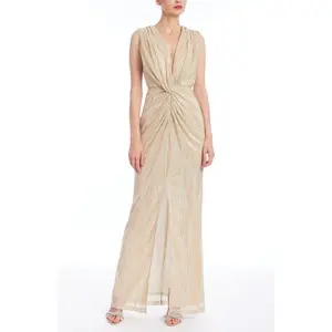 Badgley Mischka Knot Front Gown