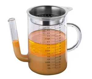 KUCHENPROFI Stainless Steel & Borosilicate Glass Gravy Separator - Silver