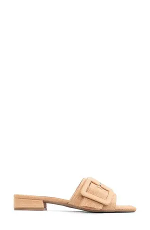 PATRICIA GREEN Bali Raffia Slide Sandal