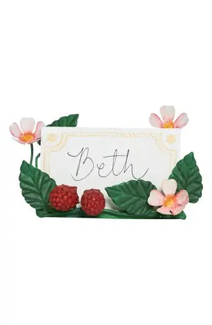 JULISKA Meadow Raspberry Set Of 4 Card Holders