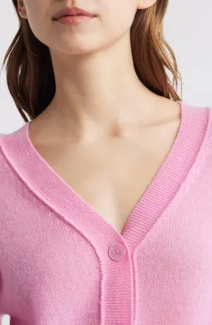 LoveShackFancy Lawrence Cashmere Crop Cardigan