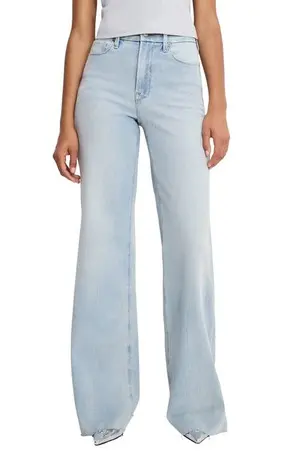 Good American Soft-tech Good Waist Palazzo Jeans - Indigo1145